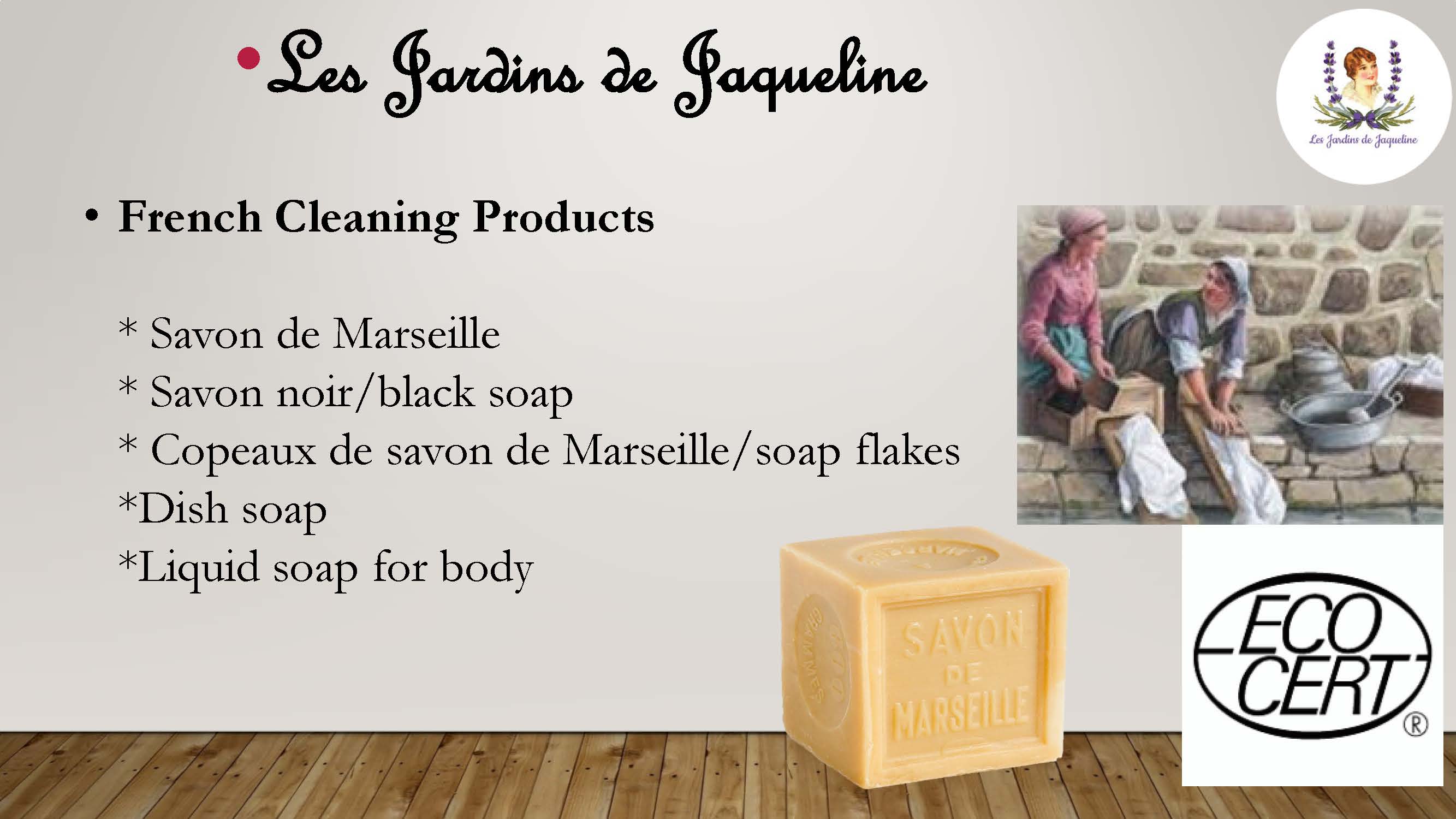French cleaning products – LES JARDINS DE JAQUELINE